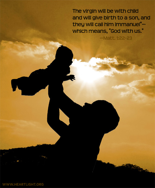 Matthew 1 22 23 Illustrated God With Us Heartlight Gallery Matthew 1 22 23 Illustrated God With Us Heartlight Gallery