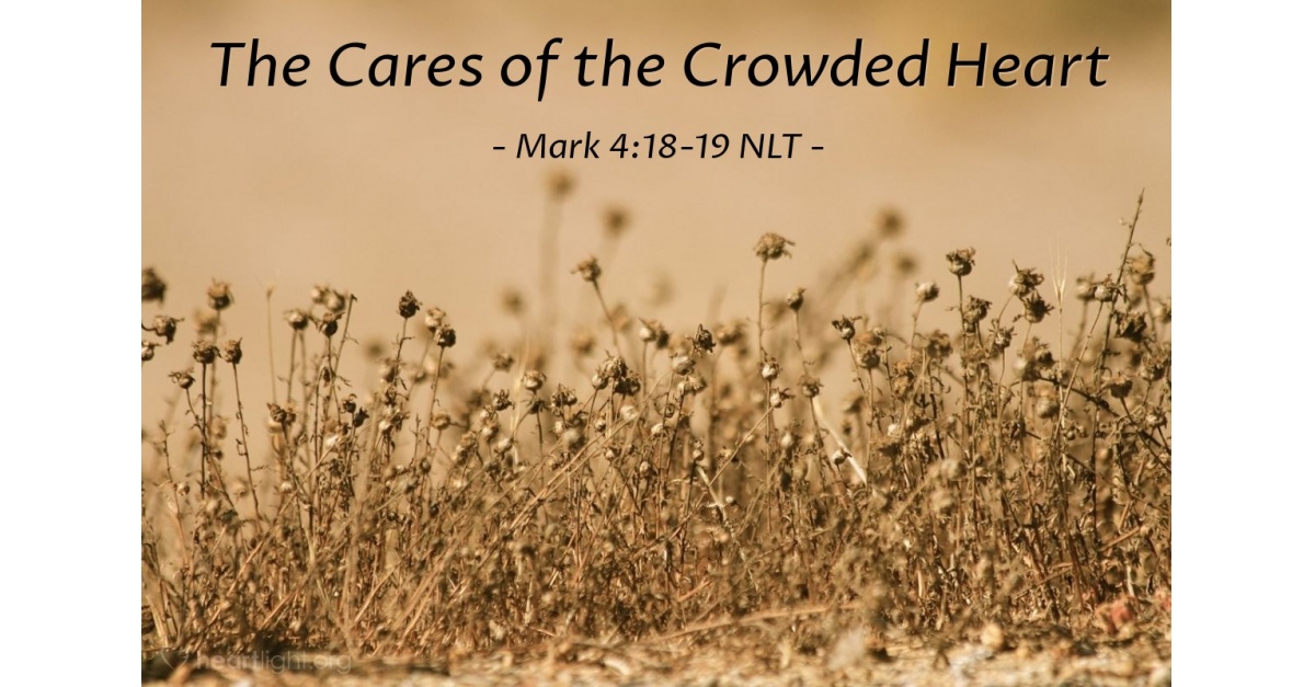 The Cares Of The Crowded Heart Mark 4 18 19 What Jesus Did the-cares-of-the-crowded-heart-mark-4-18-19-what-jesus-did