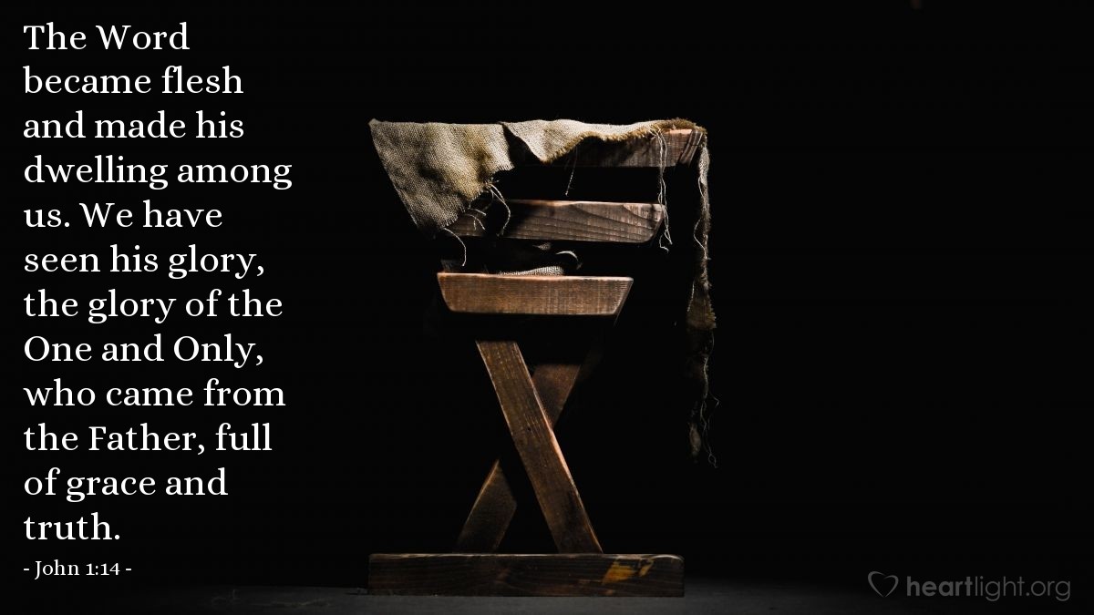 John 1 14 Illustrated The Word Became Flesh And Made His