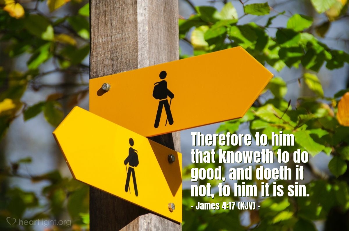 Today s Verse James 4 17 KJV Emmanuel Baptist Church