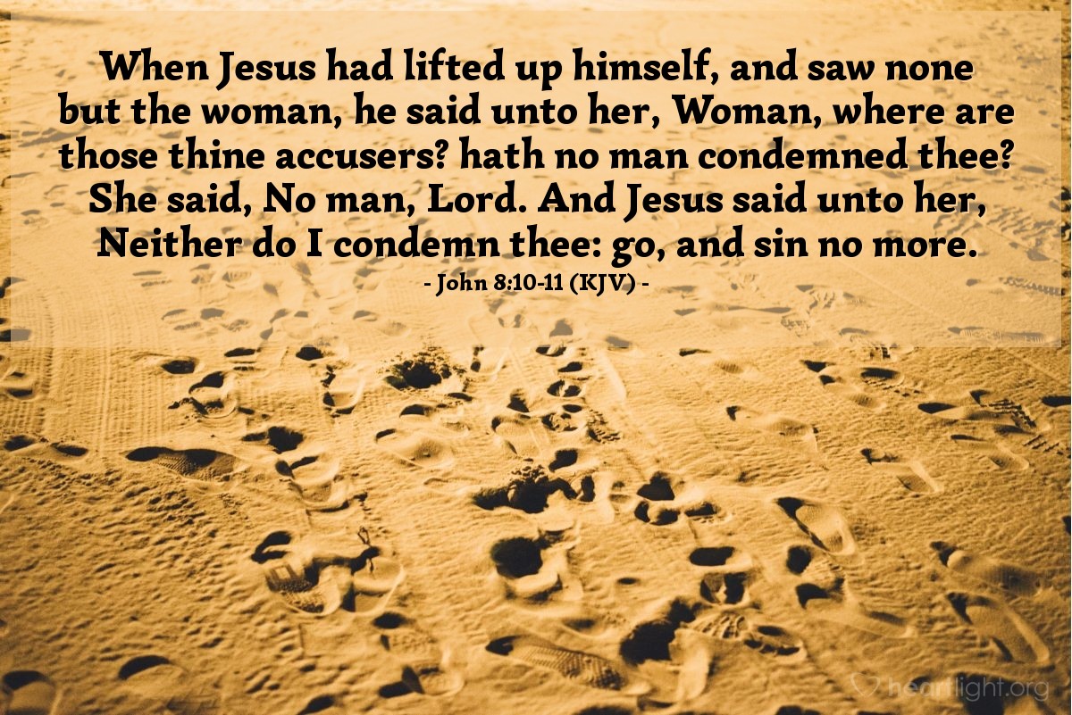 Today s Verse John 8 10 11 KJV Emmanuel Baptist Church