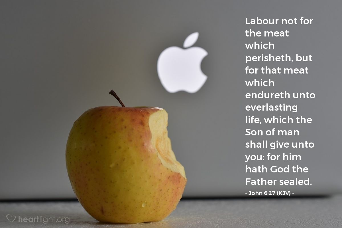 John 6 27 KJV Today s Verse For Thursday August 8 2019 John 6 27 KJV Today s Verse For Thursday August 8 2019